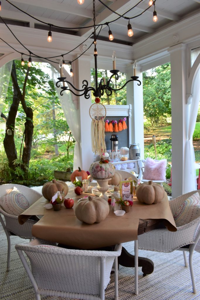 Pumpkin decorating can be a fun October tradition...try decoupage!