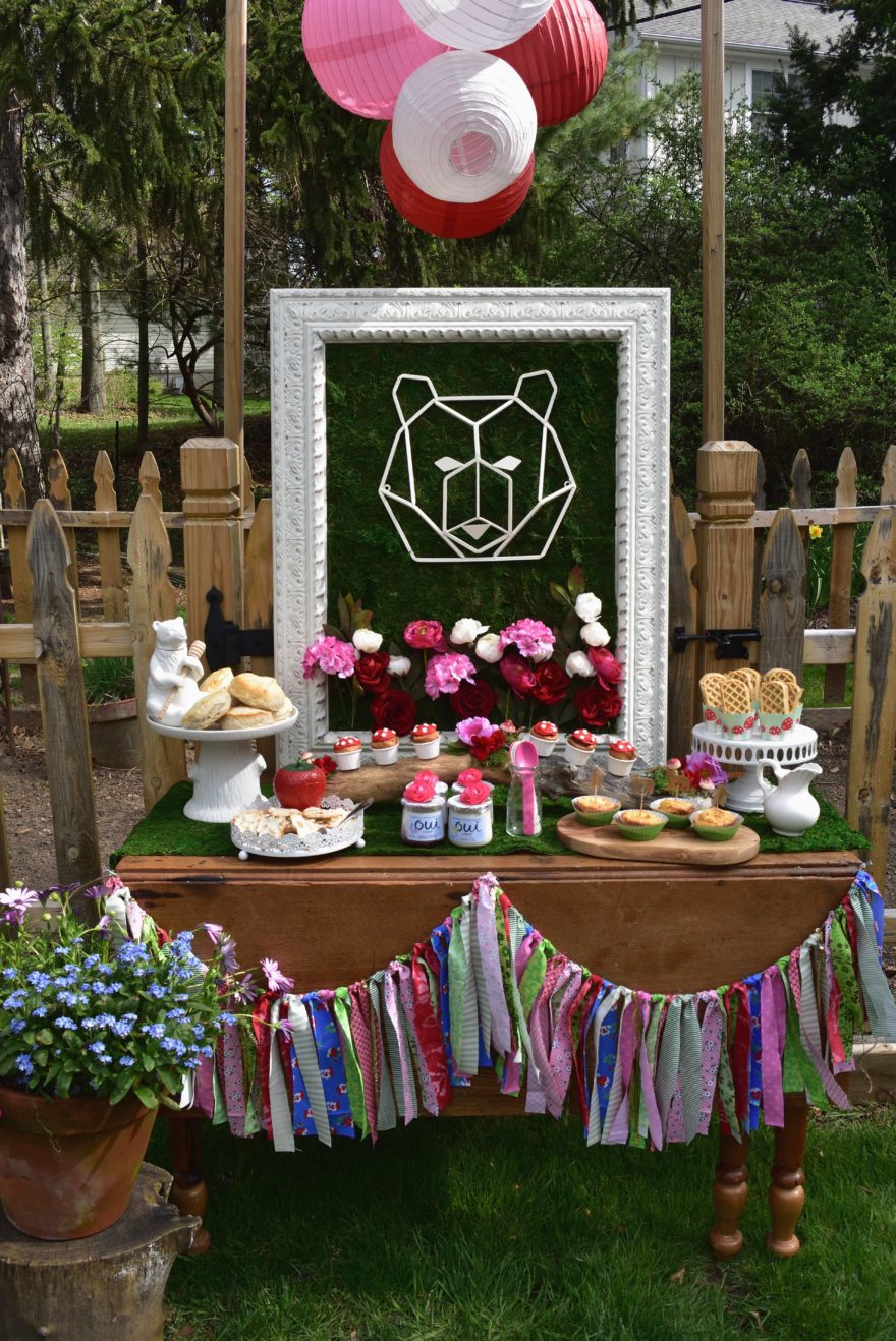 Woodland inspired party ideas for an outdoor breakfast celebration