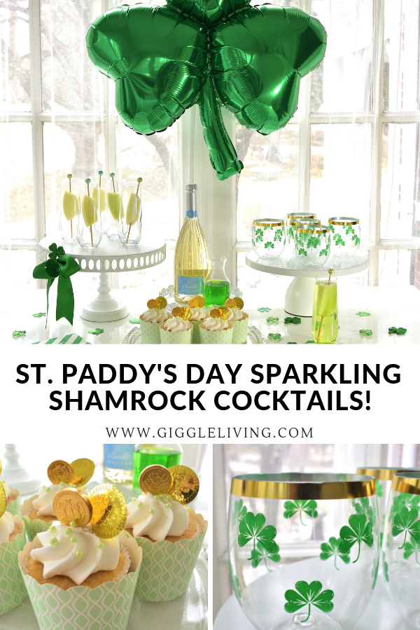 St Paddy's Day Sparkling Shamrock Cocktails!-1 - Giggle Living