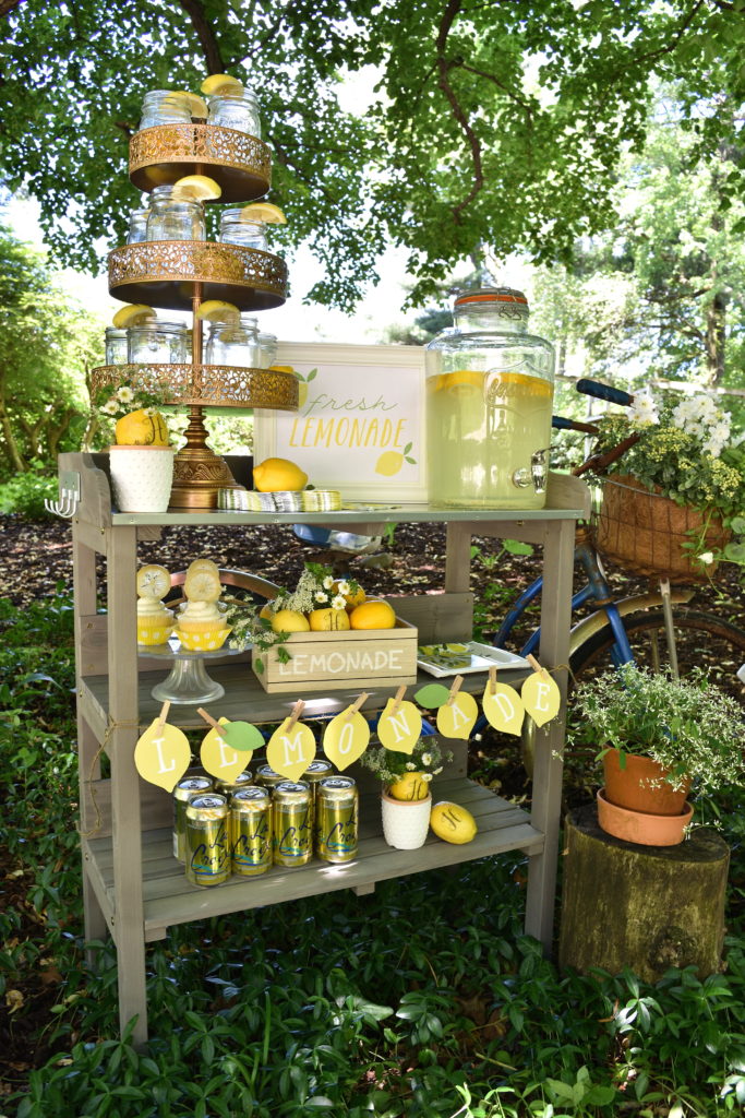 Lemonade stand fun for easy breezy summer entertaining!