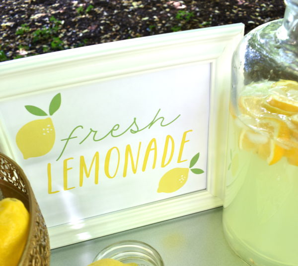 Lemonade stand fun for easy breezy summer entertaining!