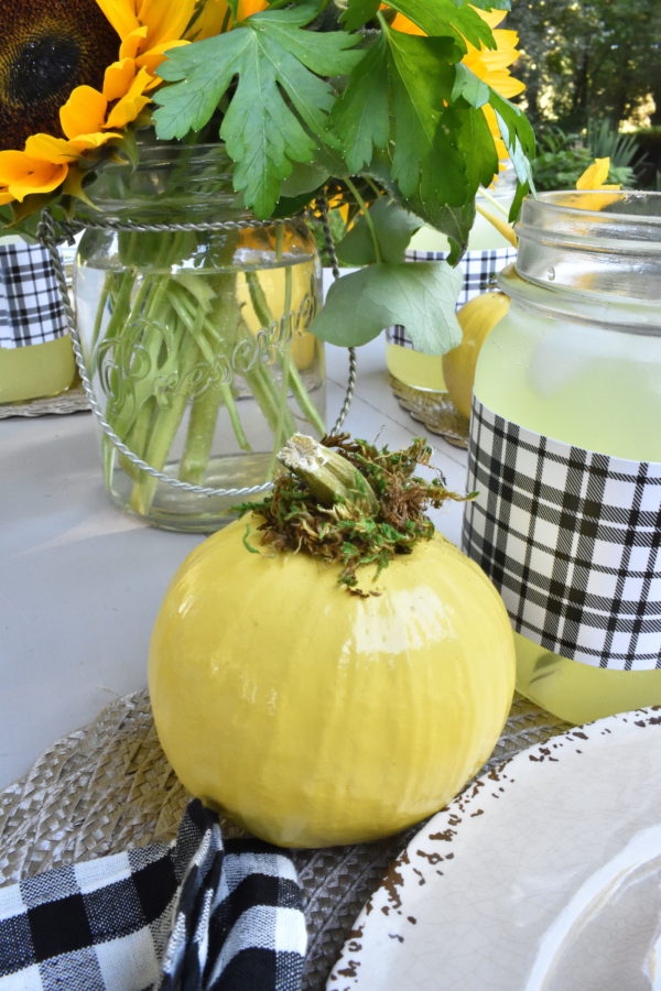 Lemon theme picnic for fall! Celebrate the new season!