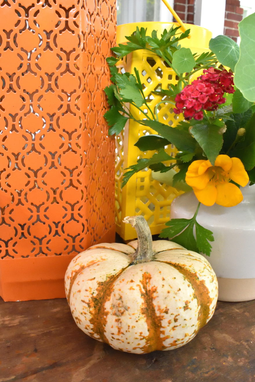 A colorful Thanksgiving table for a cheerful and festive Thanksgiving!