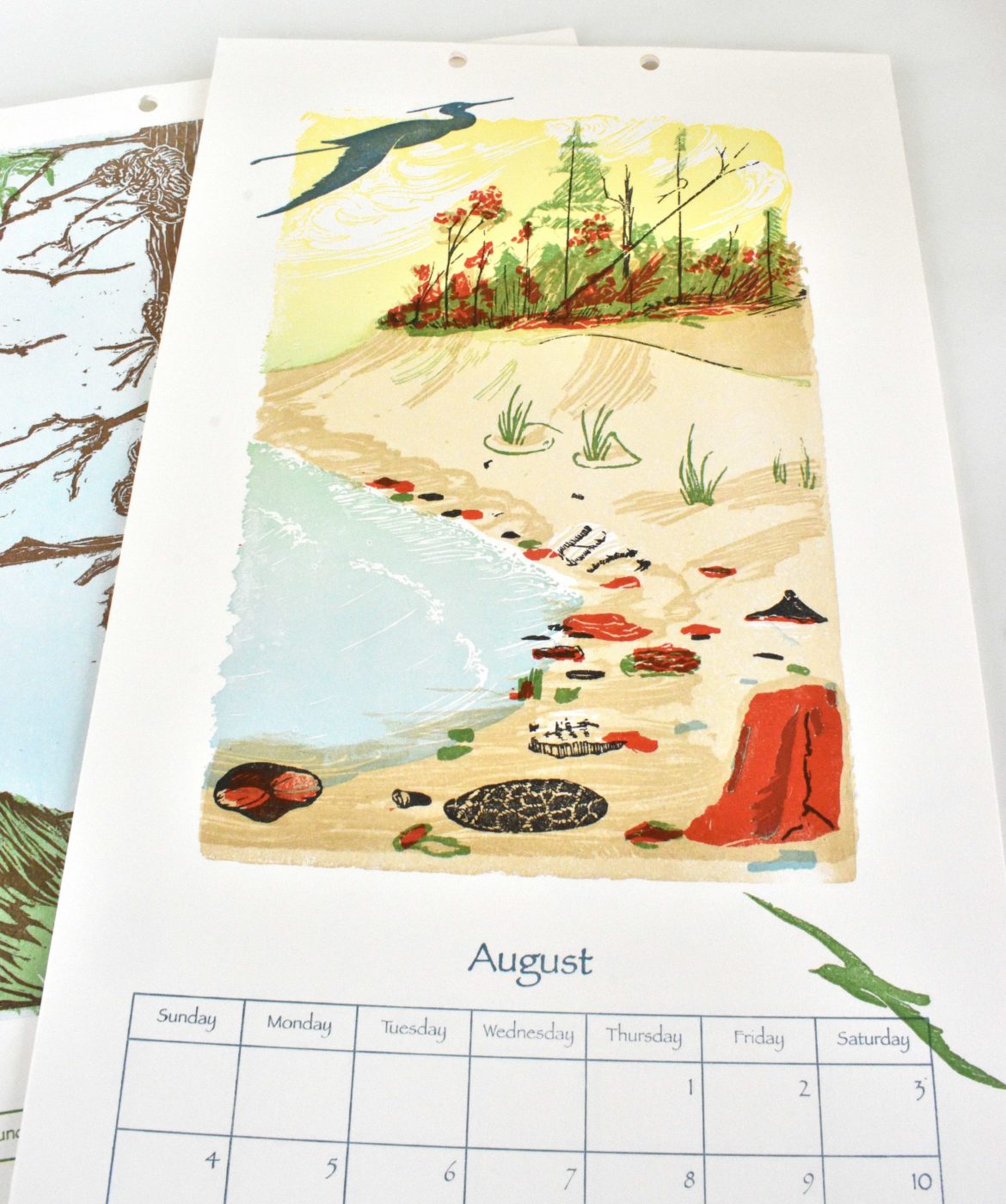 DIY art project with a recycled calendar! See the easy inspiration!