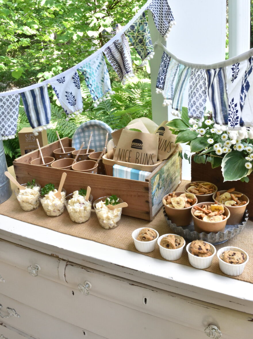 Simple picnic buffet ideas just in time for Father's Day fun!