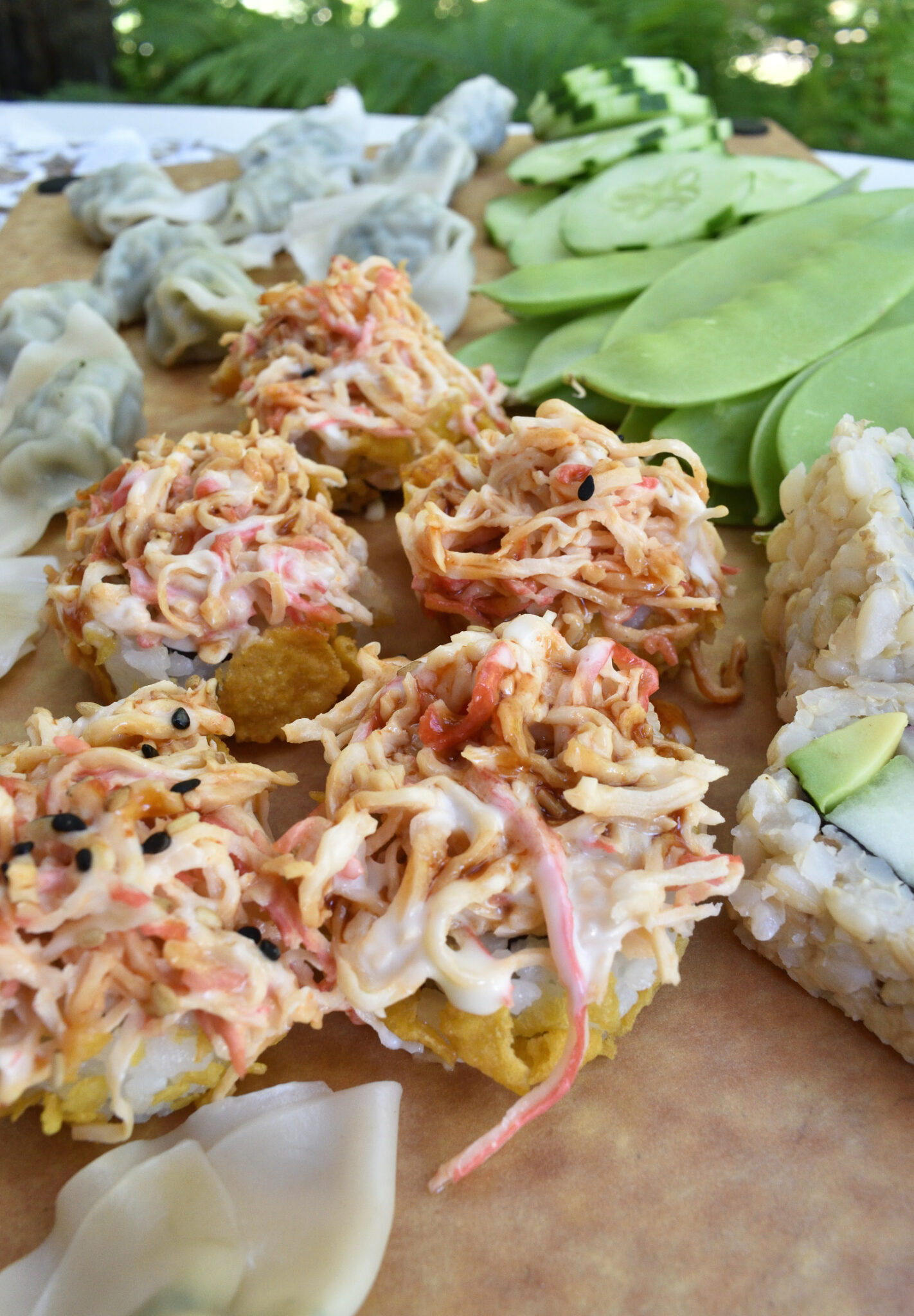 Spooky sushi is a fun, healthy and easy snack for Halloween festivities!