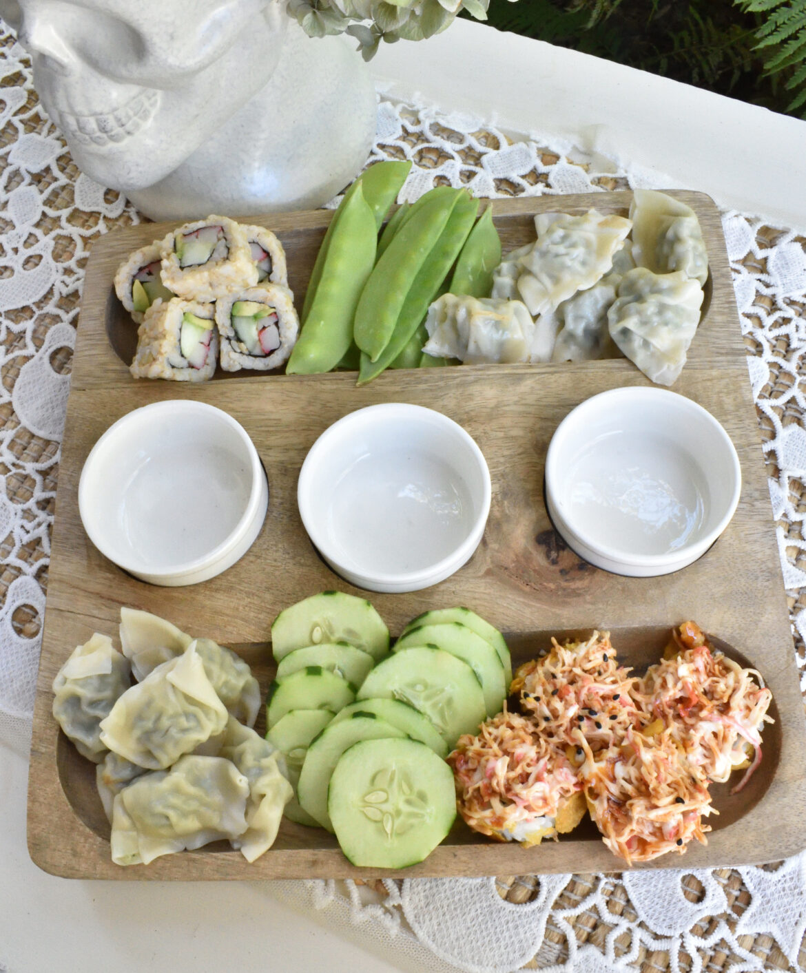 Spooky sushi is a fun, healthy and easy snack for Halloween festivities!