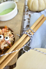 Spooky sushi is a fun, healthy and easy snack for Halloween festivities!