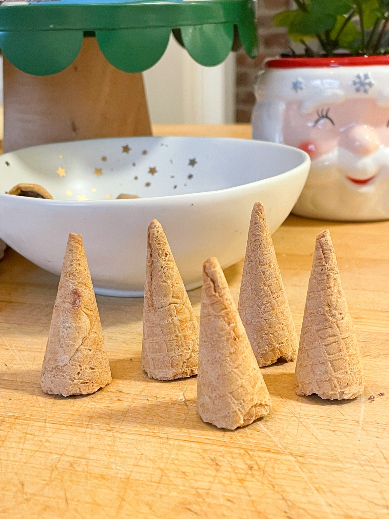 A cocoa bomb cake topper is a delicious dessert decoration!