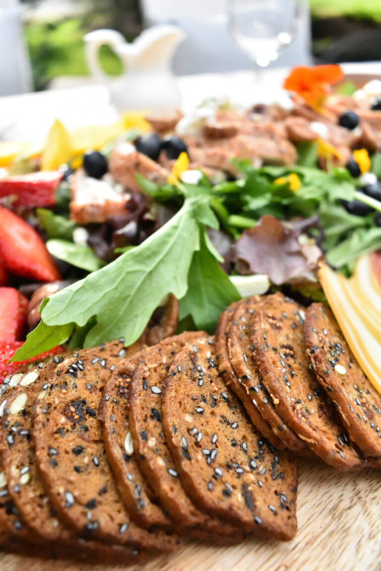 A summer salad board for summer alfresco dining!