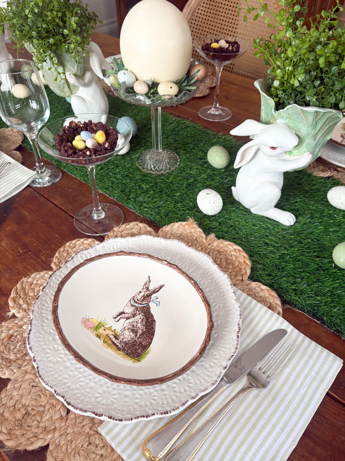 Simple Easter table inspo for holiday fun!